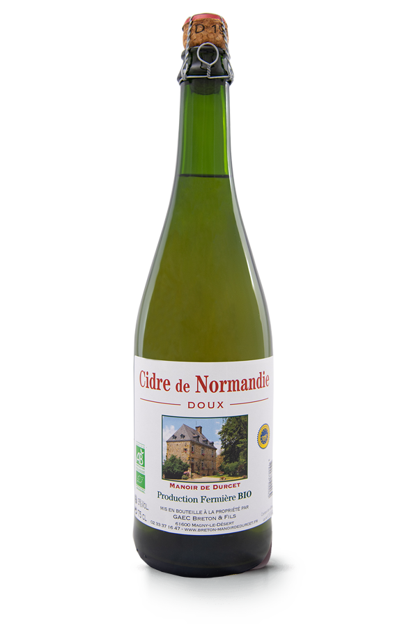 Cidre BIO de Normandie Doux | Manoir de Durcet
